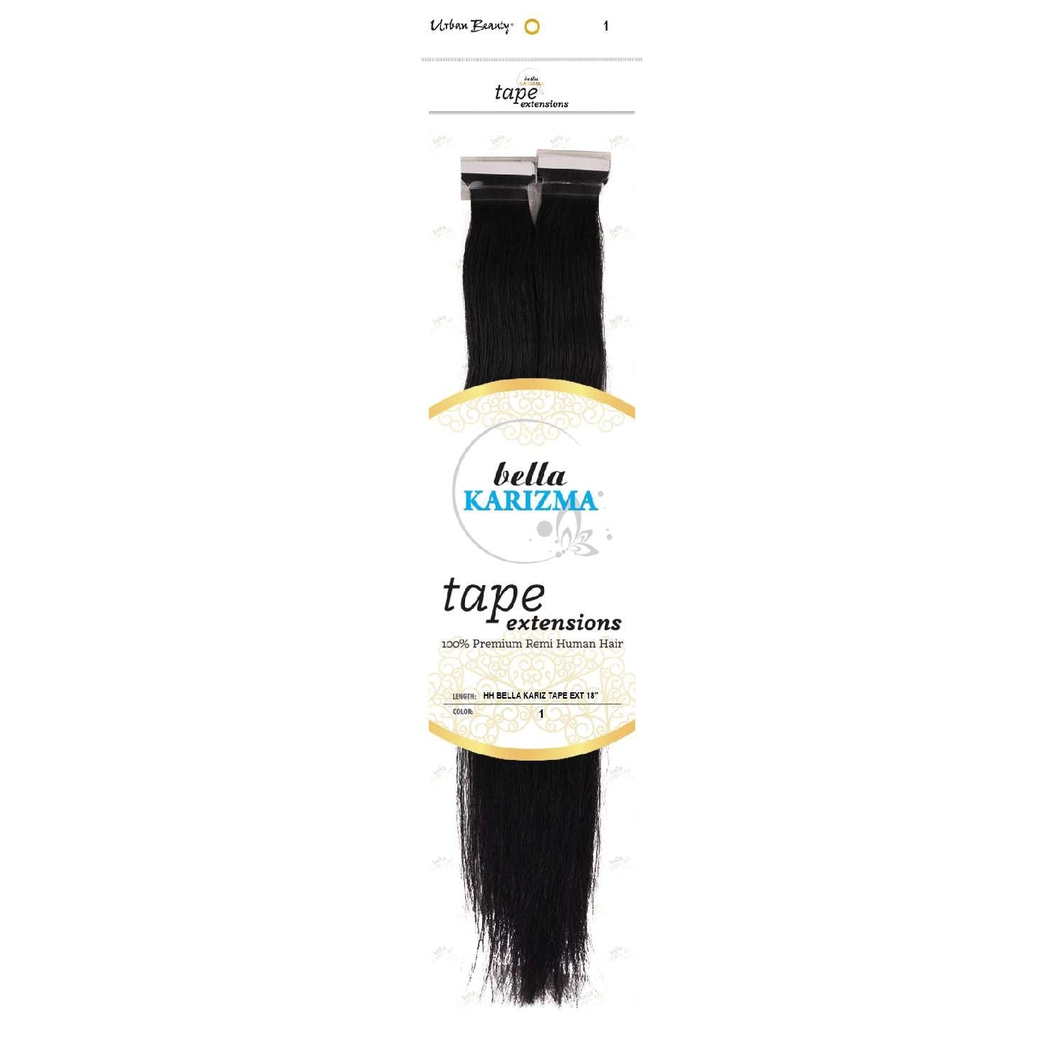 Human Hair Bella Karizma Tape Hair Extension 18 Inch 1 – My Beauty Site