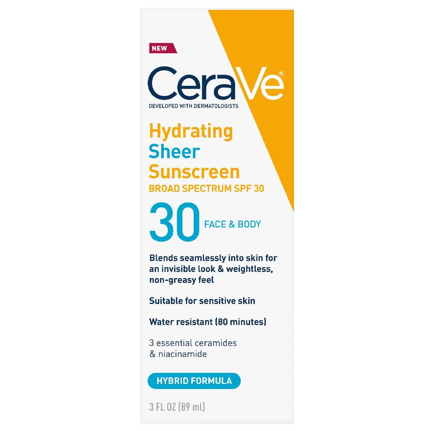 Cerave Hydrating Sheet Sunscreen Spf 30 Face & Body – My Beauty Site