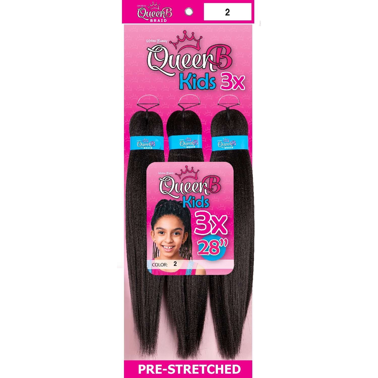 Urban Beauty Queen B Braids Synthetic Pre-Stretched 28 Inch Color 2 ...