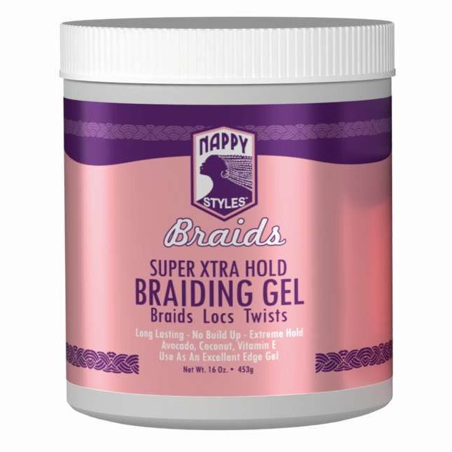 Nappy Style Braids Super Extra Hold Braiding Gel 16 Oz – My Beauty Site
